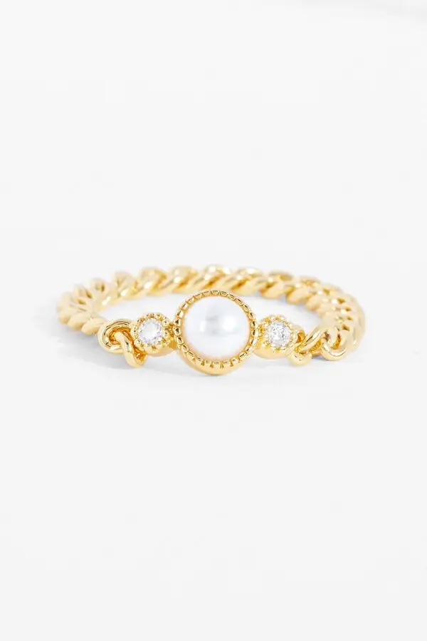 Zimmermann Tone Faux Pearl Ring