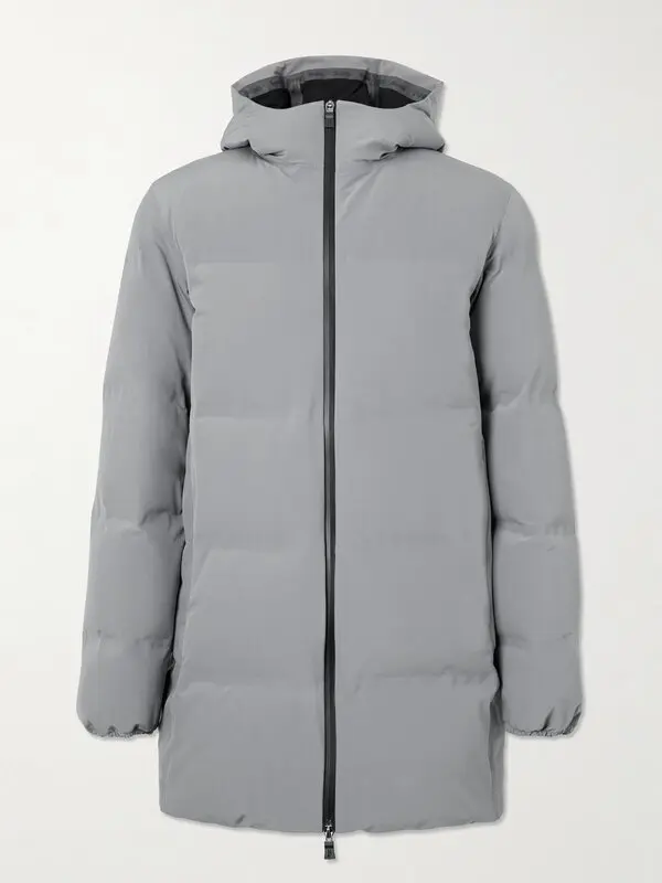 Herno Quilted Shell Hooded Down Parka
