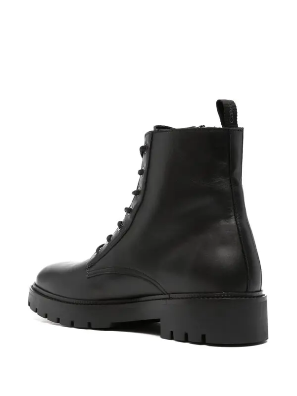 Calvin Klein Zip-up Combat Boots