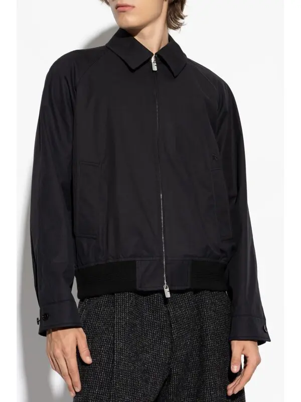 Burberry Harrington Gabardine Jacket - Black