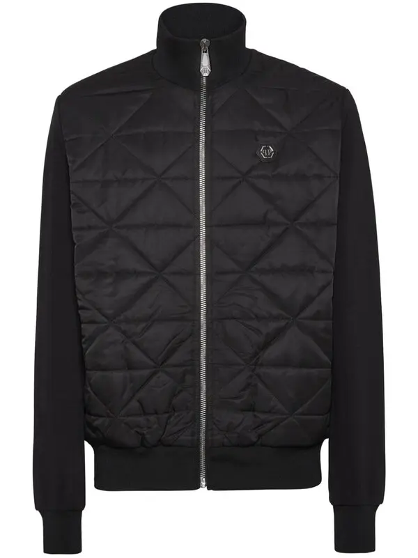 Philipp Plein Quilted Zip-up Jacket