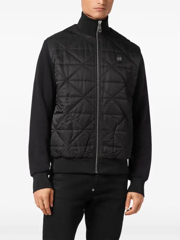 Philipp Plein Quilted Zip-up Jacket