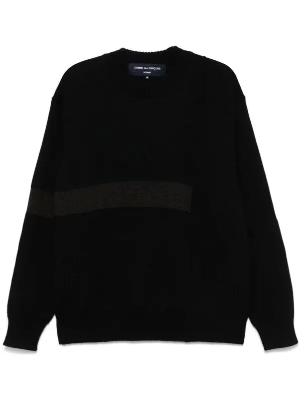 Comme Des Garçons Ribbed-knit Sweater