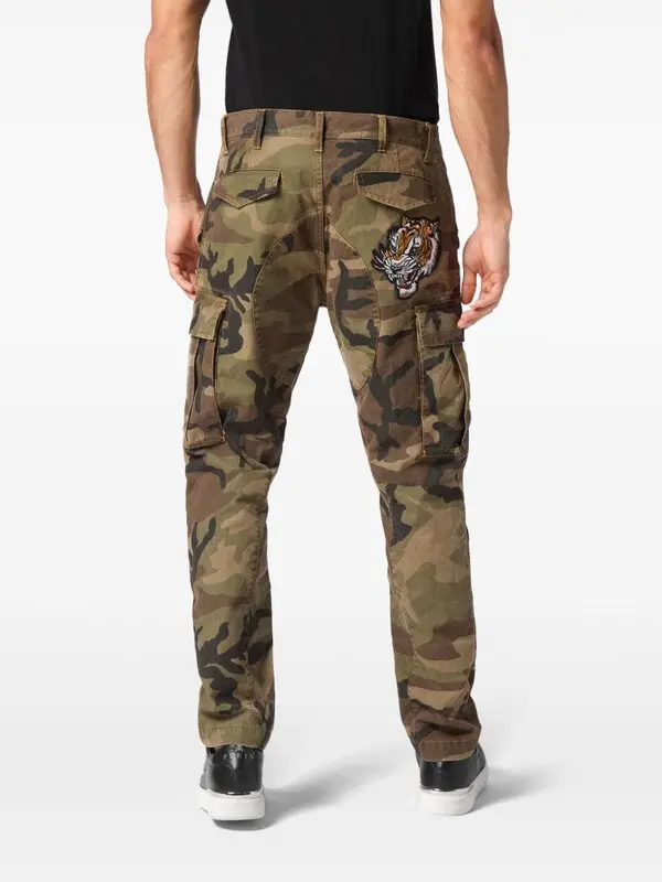 Philipp Plein Camouflage Cargo Trousers