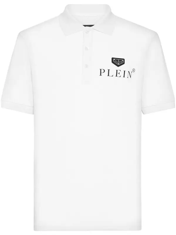 Philipp Plein Logo-print Cotton Polo Shirt