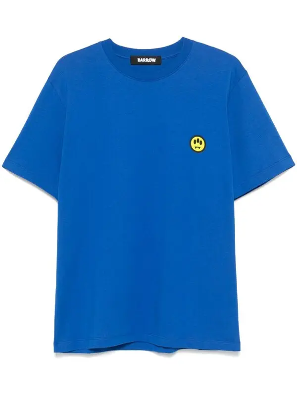 BARROW Logo-print T-shirt - Blue