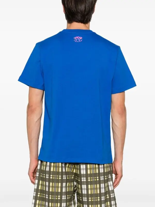 BARROW Logo-print T-shirt - Blue