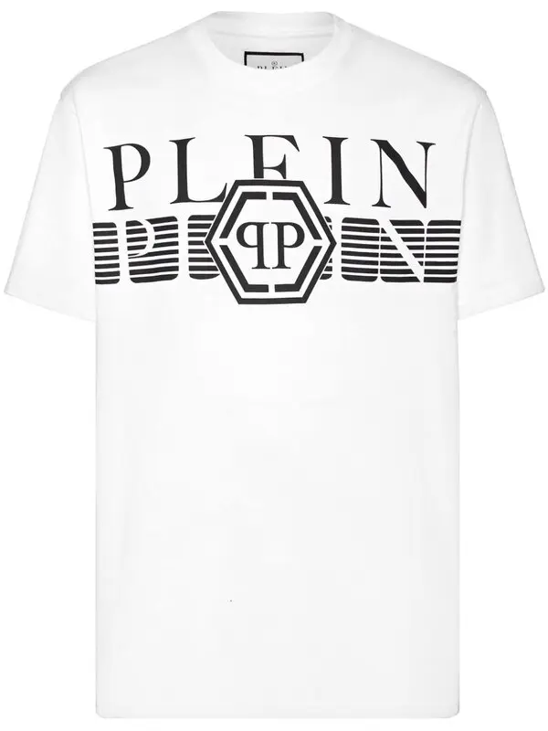 Philipp Plein Logo Print T-shirt - White