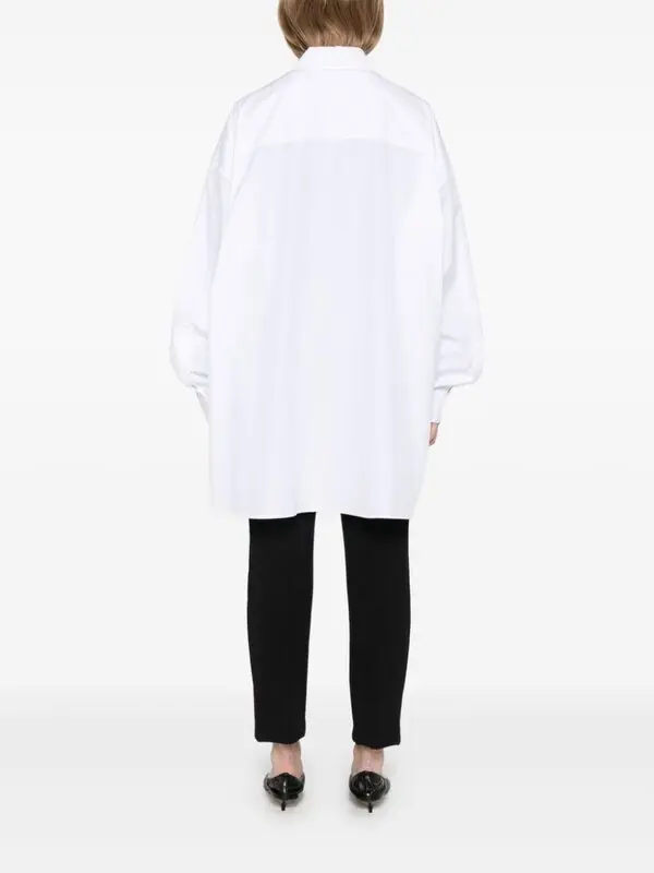Wardrobe.NYC Cotton Shirt Dress - White