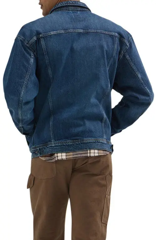 LEEM Rider Relaxed Fit Denim Trucker Jacket