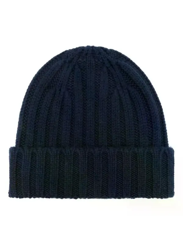 Aspesi Virgin Wool Beanie - Blue