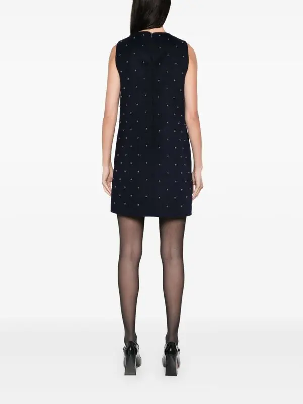 P.a.r.o.s.h Stud-embellished Wool Dress