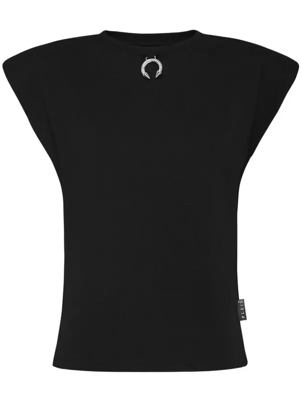 Philipp Plein Ring-embellished Tank Top - Black