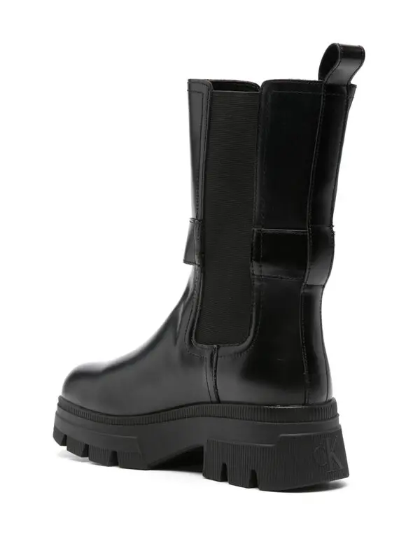 Calvin Klein Leather Chelsea Boots