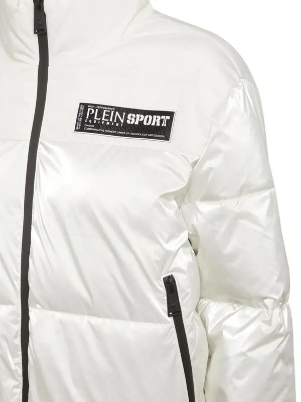 PLEIN SPORT Logo-appliqué Puffer Jacket