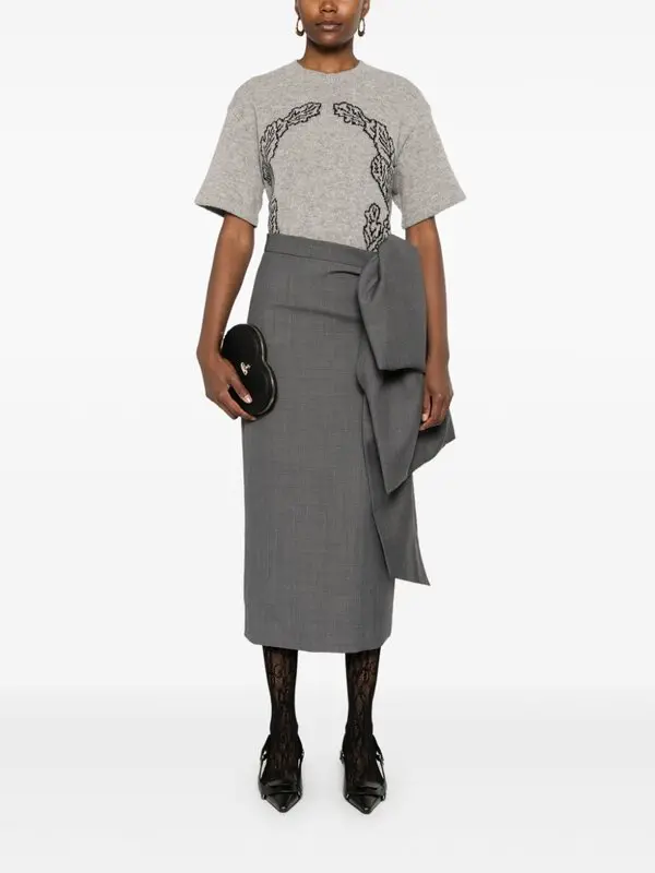 Moschino Intarsia Knitted Top