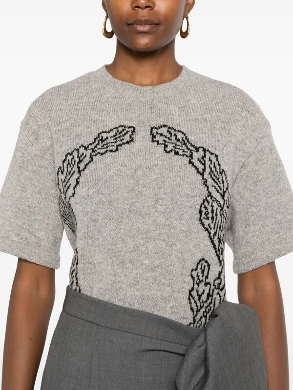 Moschino Intarsia Knitted Top