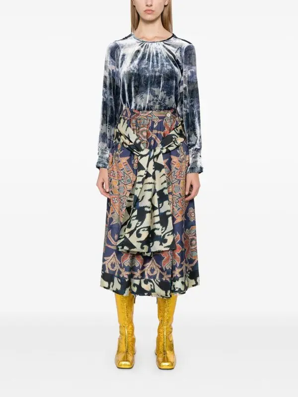 PIERRE-LOUIS MASCIA Cialda Midi Skirt