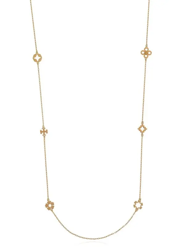 Tory Burch Forget Me Not Long Necklace - Gold