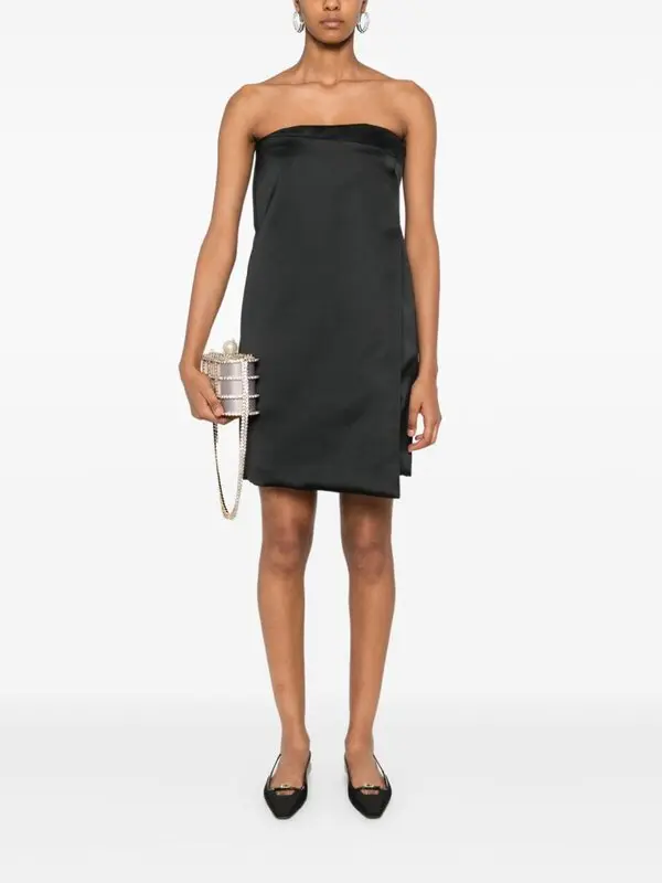 Philosophy Di Lorenzo Serafini Wrap Mini Dress - Black