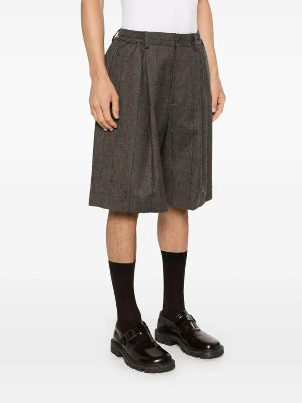 STEIN Check-pattern Shorts