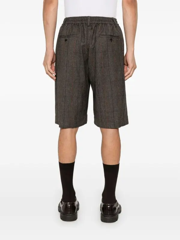 STEIN Check-pattern Shorts