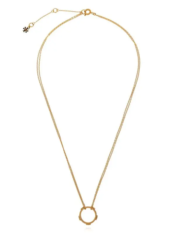 Tory Burch Miller Stud Pendant Necklace - Gold
