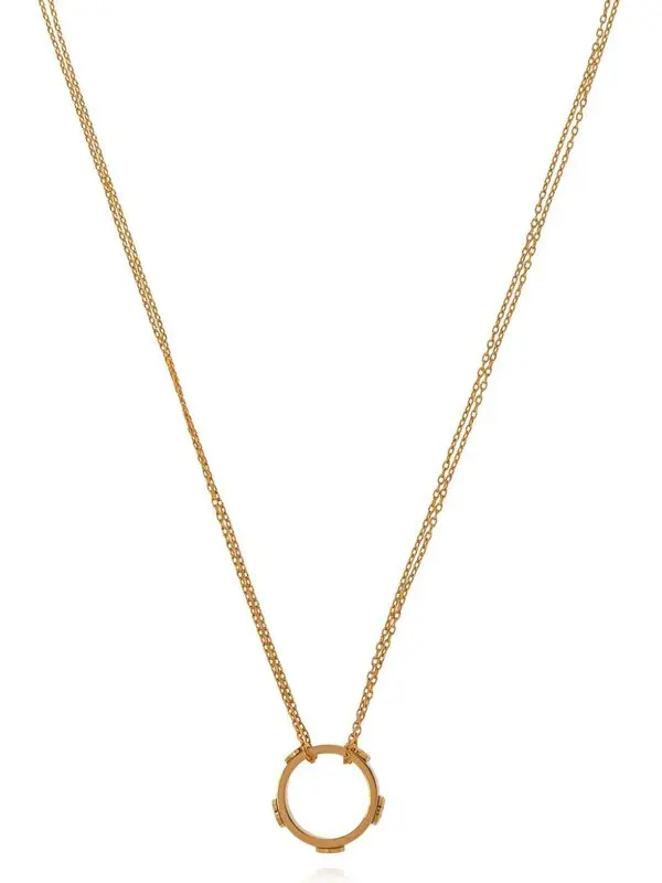 Tory Burch Miller Stud Pendant Necklace
