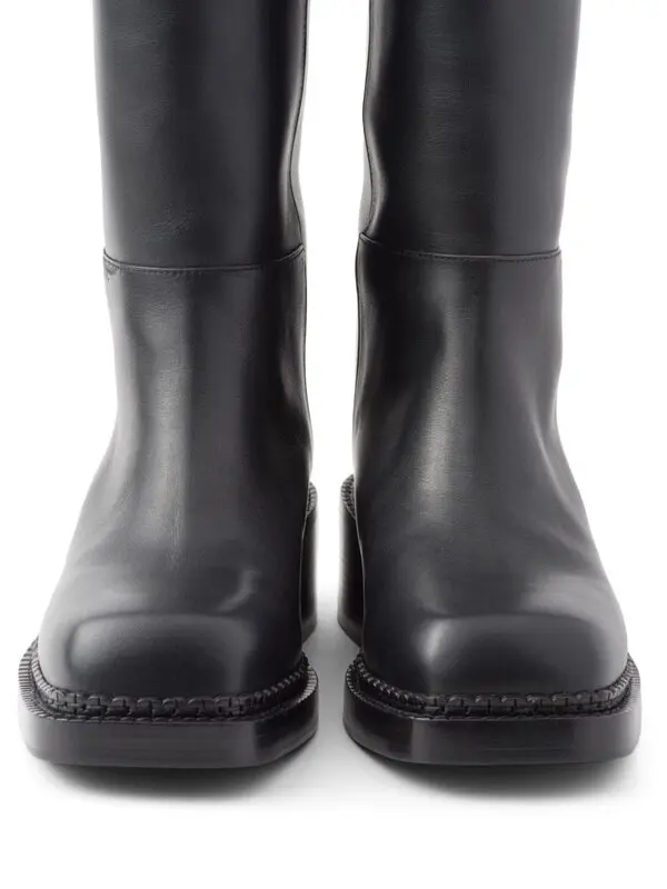 Prada Knee-high Leather Boots