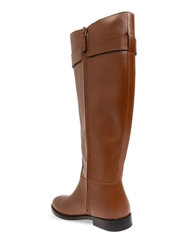 Tory Burch T Lock Knee Boots - Brown