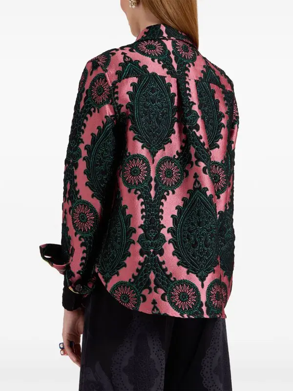La DoubleJ Patterned Jacquard Jacket