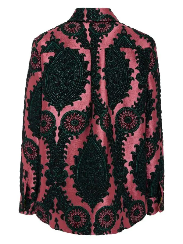 La DoubleJ Patterned Jacquard Jacket