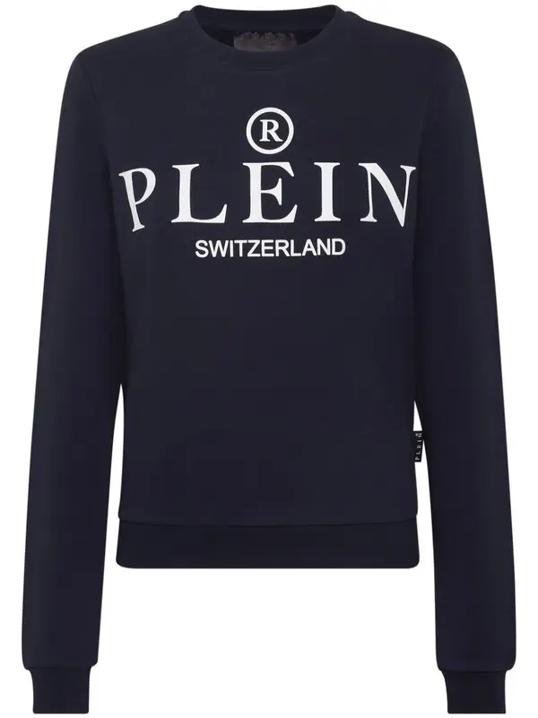 Philipp Plein Logo-print Sweatshirt - Blue