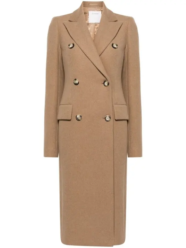 Sportmax Ghia Mid-length Coat - Neutrals
