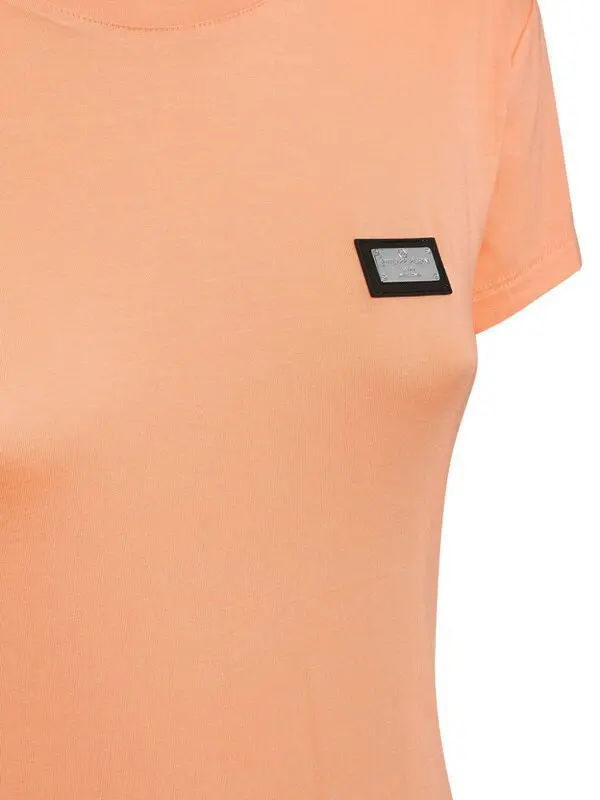 Philipp Plein Logo-plaque T-shirt - Orange