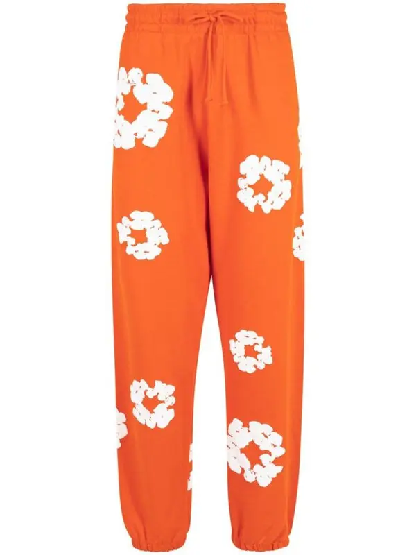 DENIM TEARS The Cotton Wreath Track Pants - Orange
