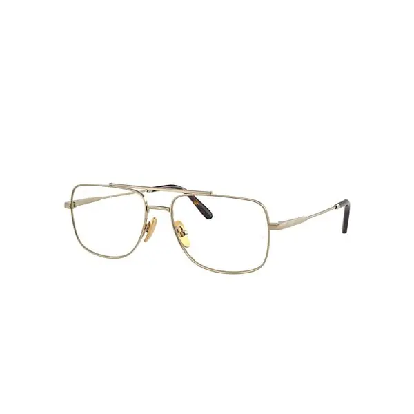 Ray-ban William Titanium Optics Eyeglasses Frame - Arista Gold