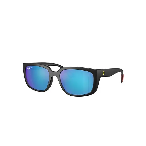 Ray-ban Scuderia Ferrari Collection Polarized Sunglasses - Matte Black