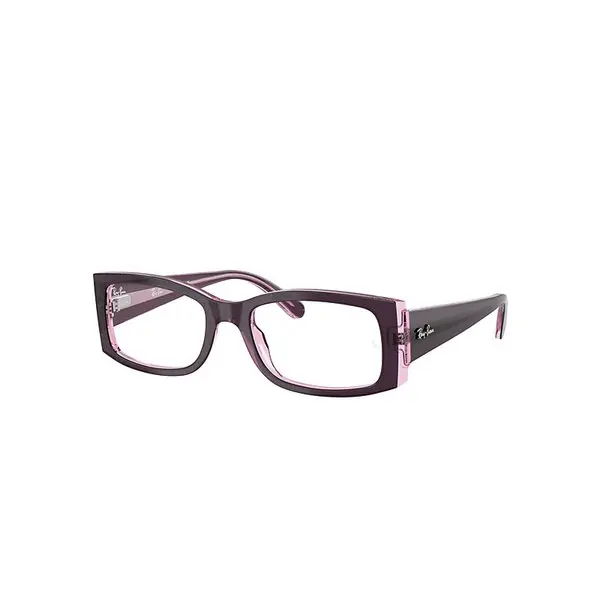Ray-ban Miriam Optics Eyeglasses - Violet On Transparent Pink