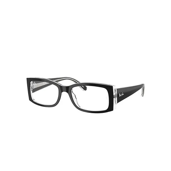 Ray-ban Miriam Optics Eyeglasses - Black On Transparent