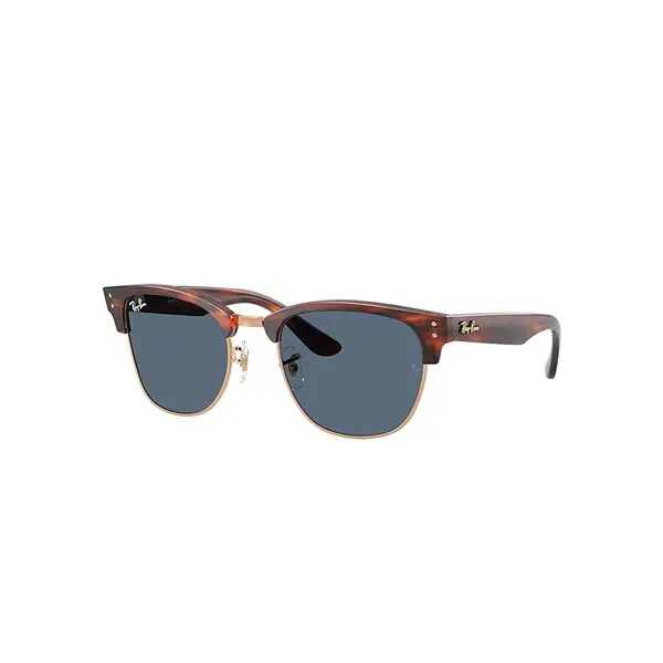 Ray-ban Clubmaster Reverse Sunglasses - Striped Havana
