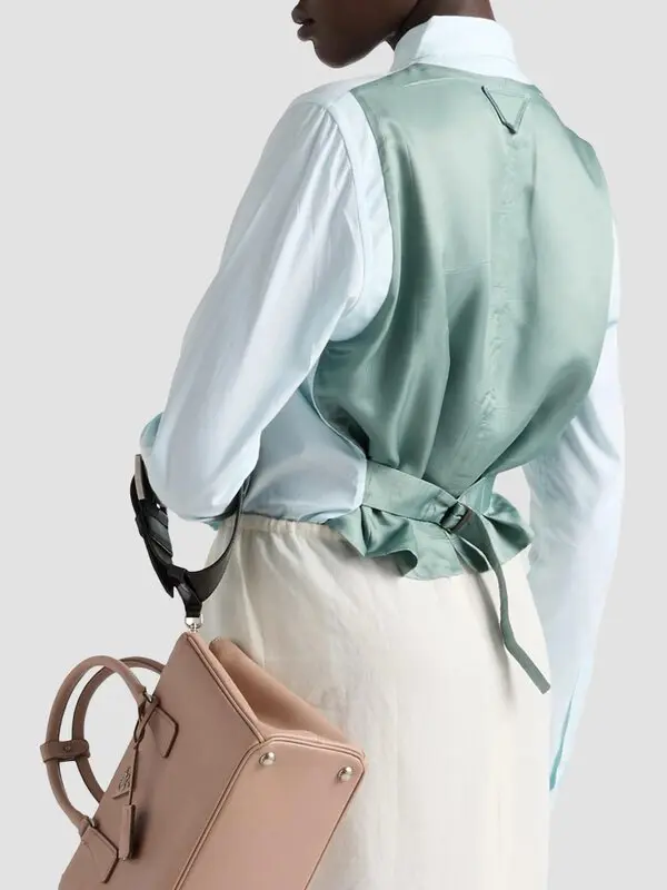 Prada Oxford Cotton Shirt - Sky Blue
