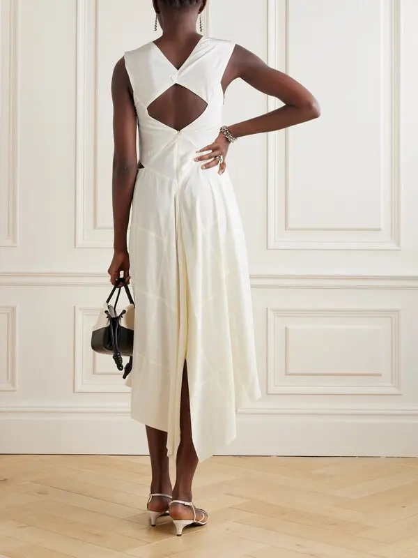 JOSEPH Danube Layered Silk Dress