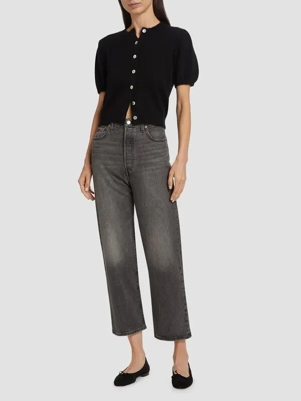 DÔEN Anisa Short-sleeve Cardigan - Black