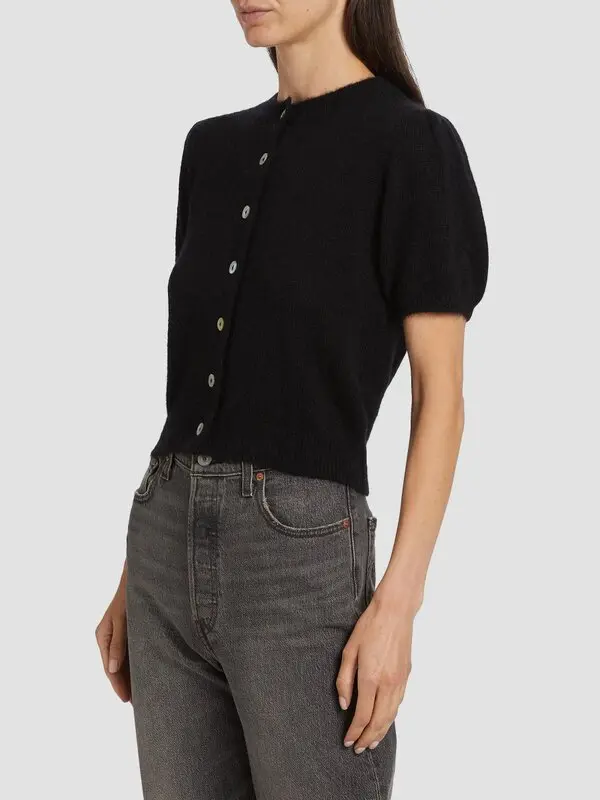 DÔEN Anisa Short-sleeve Cardigan - Black