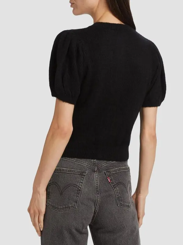 DÔEN Anisa Short-sleeve Cardigan - Black
