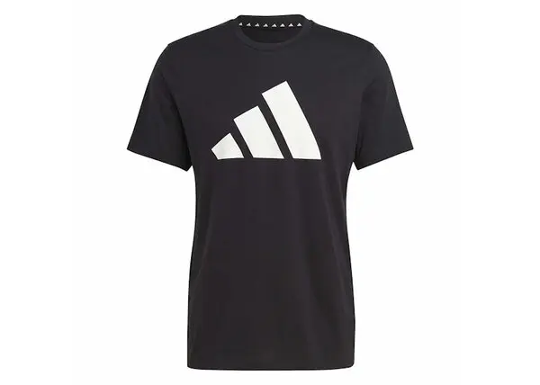 Adidas Train Essentials Feelready Logo Training Tee Shirt - Black/white
