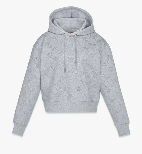 Mcm Crystal Monogram Hoodie