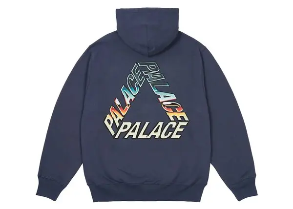 PALACE Chrome P3 Hood - Navy Blue