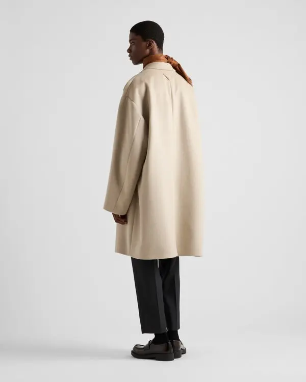 Prada Wool-blend Overcoat - Limestone